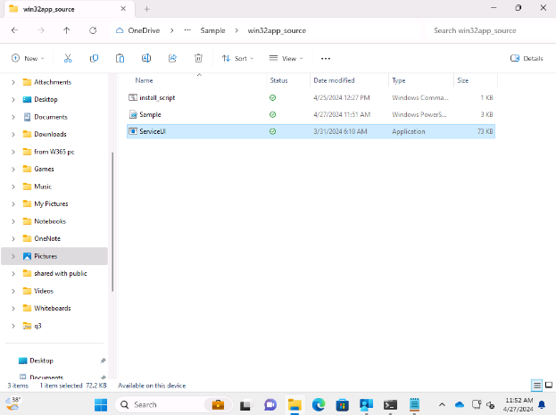 Using ProgramData to store Win32 Apps Logs