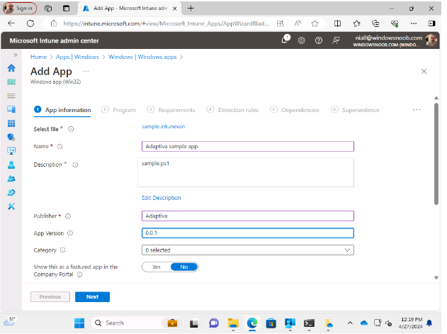 Using ProgramData to store Win32 Apps Logs