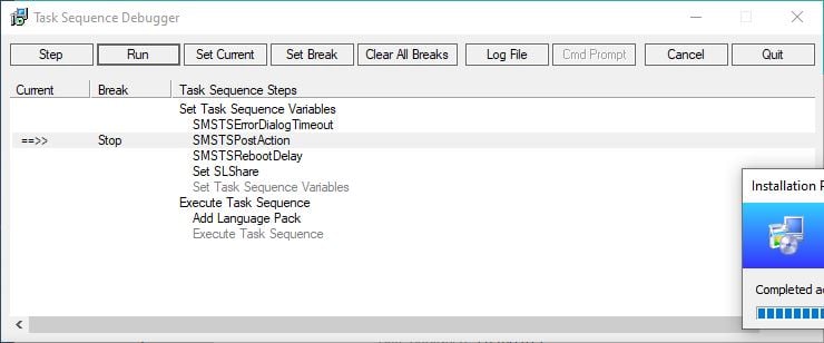 Run Your Tasks in Debug Mode with Task Sequence Debugger