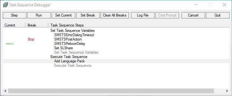 Run Your Tasks in Debug Mode with Task Sequence Debugger