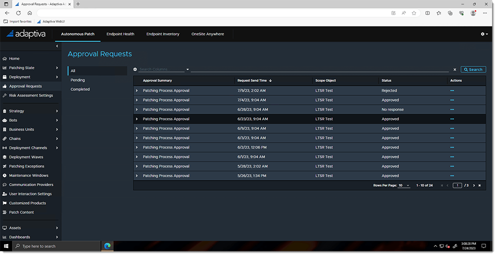 Streamline Your Patch Management Approvals with Adaptiva
