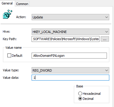 Windows Hello for Business via ConfigMgr or Intune