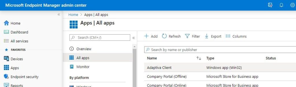 Using OneSite Intune Edition with your Win32 Apps