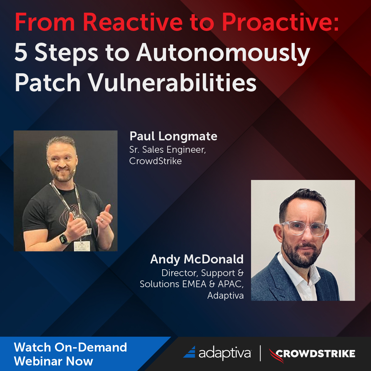 5 Steps to Autonomously Patch Vulnerabilities On-Demand Webinar